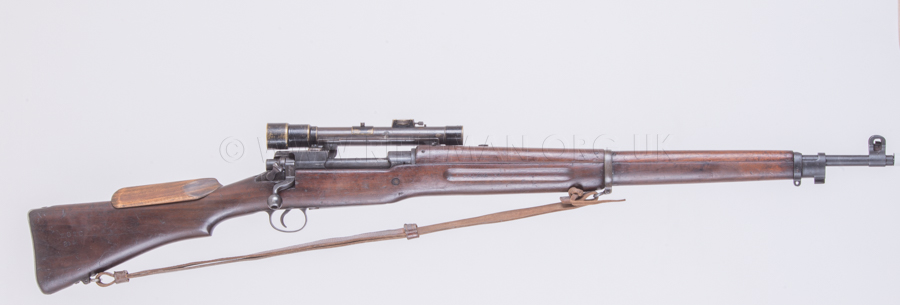 An Enfield designed Pattern 1917 sniping rifle in .30-06 inch calibre