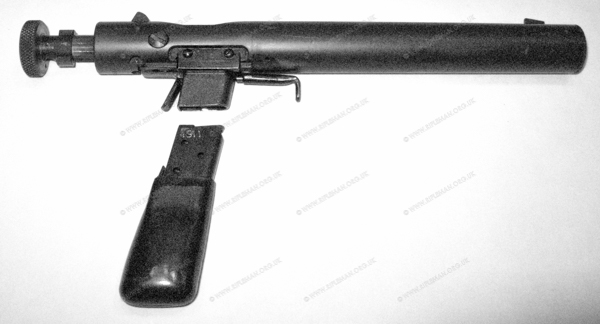 The WWII silienced Welrod Pistols in .32-inch and 9mm calibres
