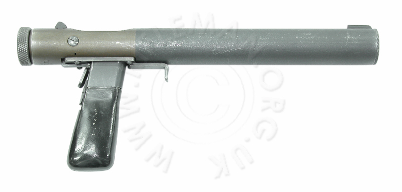The WWII silienced Welrod Pistols in .32-inch and 9mm calibres